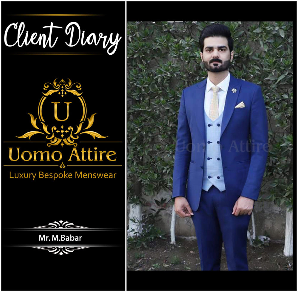 Mr. M. Babar looking very gorgeous – Uomo Attire
