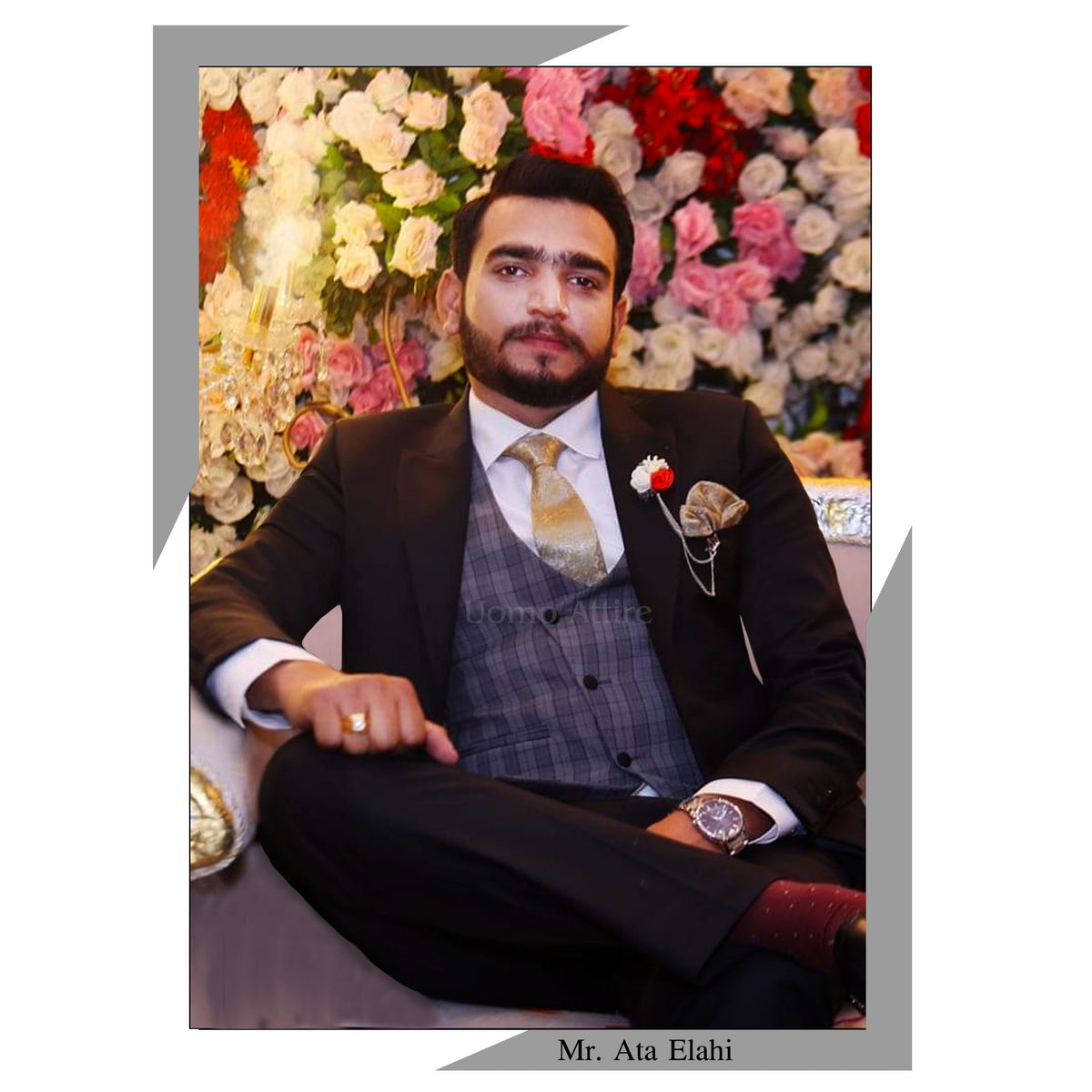 Our valuable HAPPY client Mr. Ata Elahi – Uomo Attire