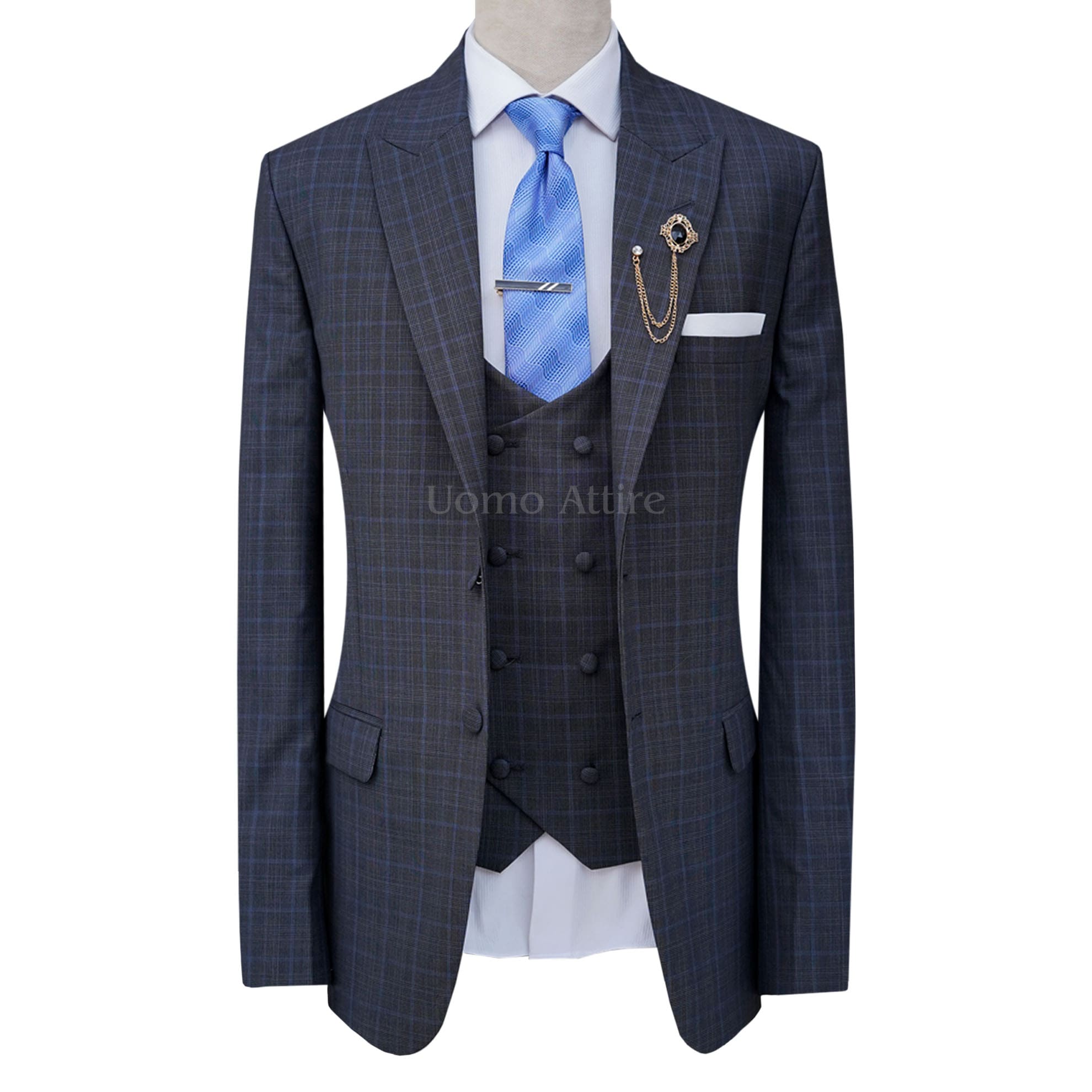 Men's Check Suits – Uomo Attire