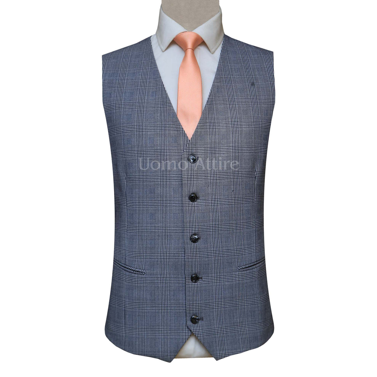 Men's Black 3 Piece Suit with Pick Stitch Lapel – Uomo Attire