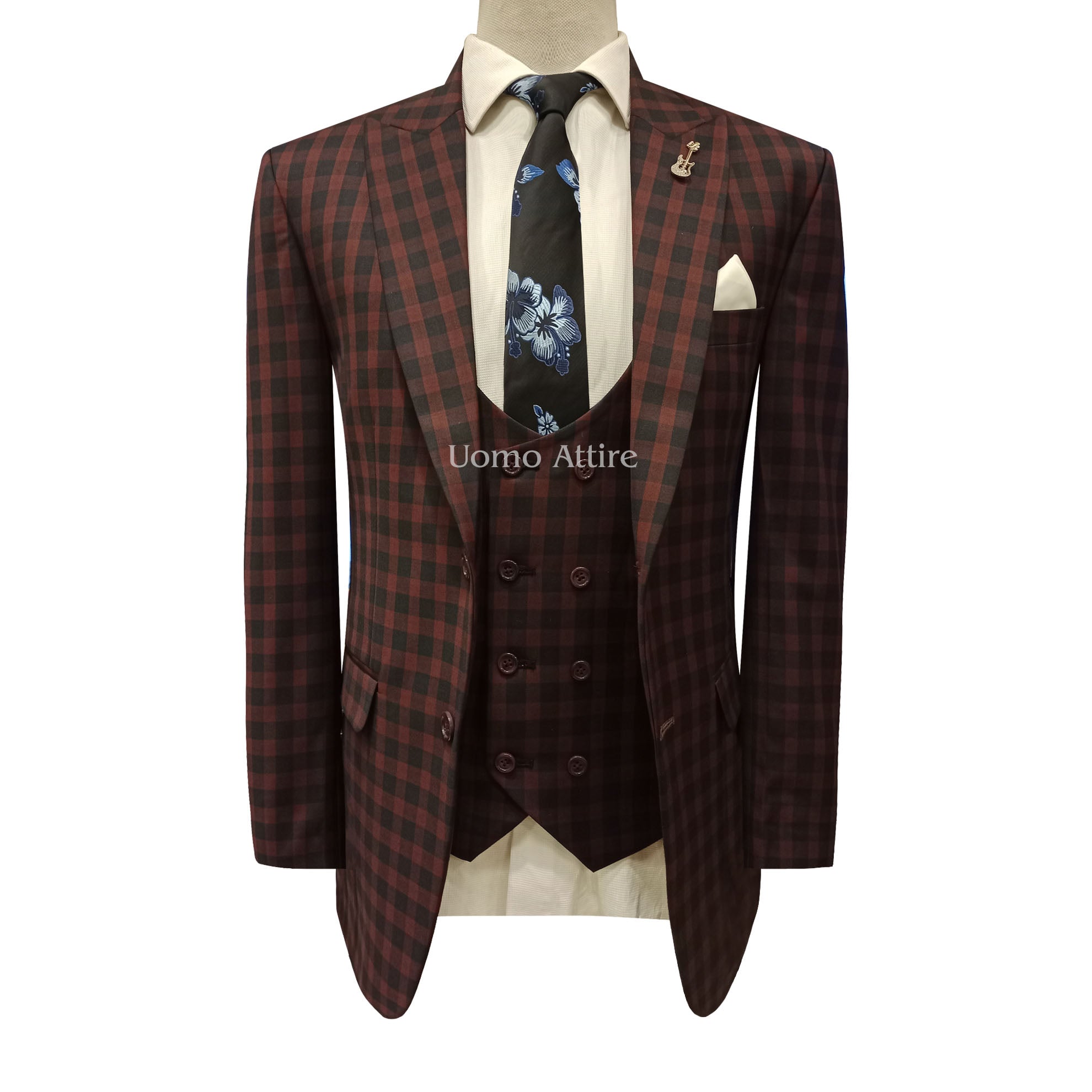 Men's Check Suits – Uomo Attire