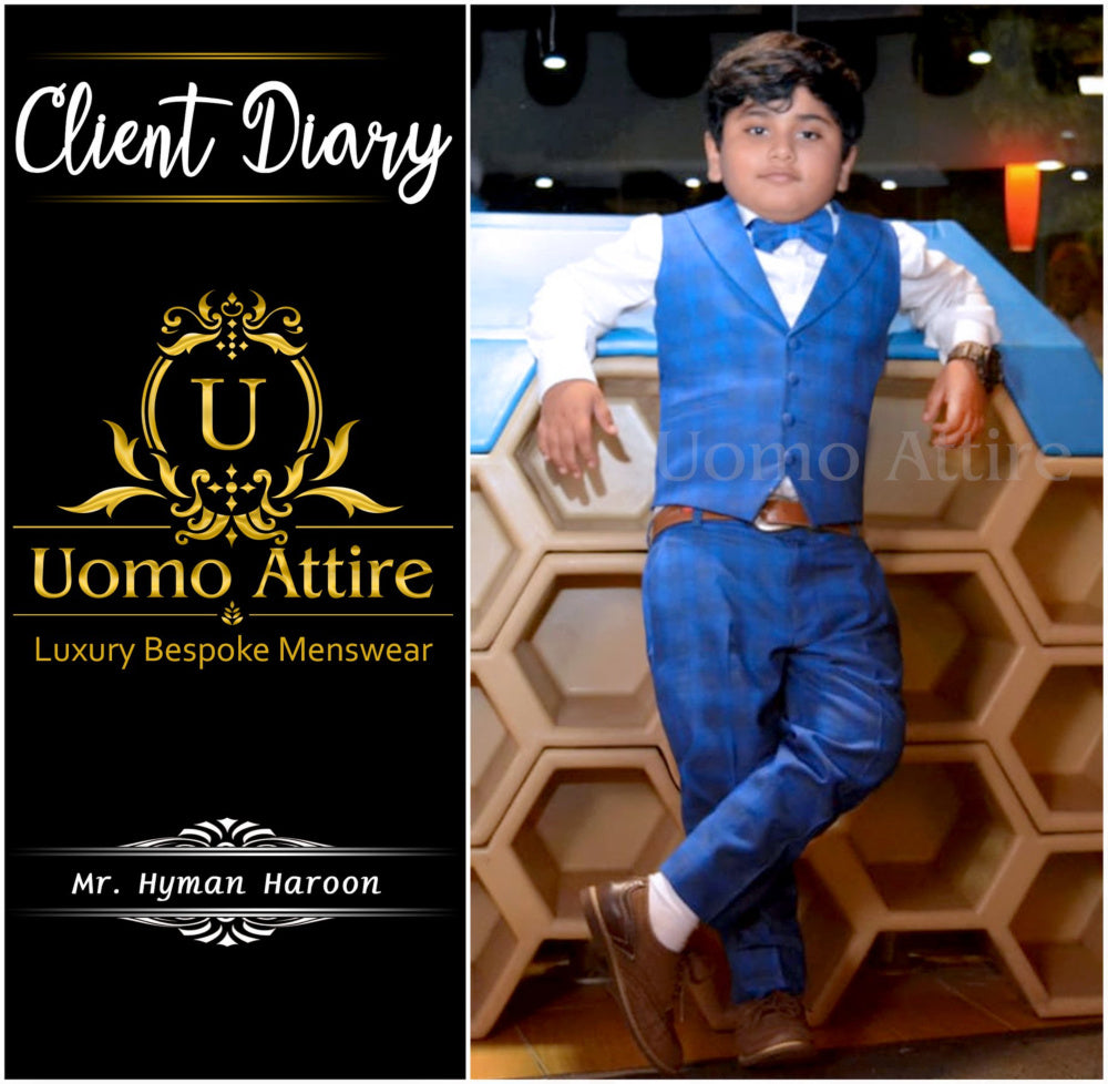 Mr. Hyman Haroon looking Fabulous in his birthday – Uomo Attire