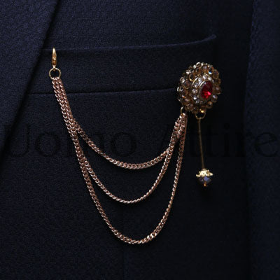 Chain Brooch for Men's Formal Wear – Uomo Attire