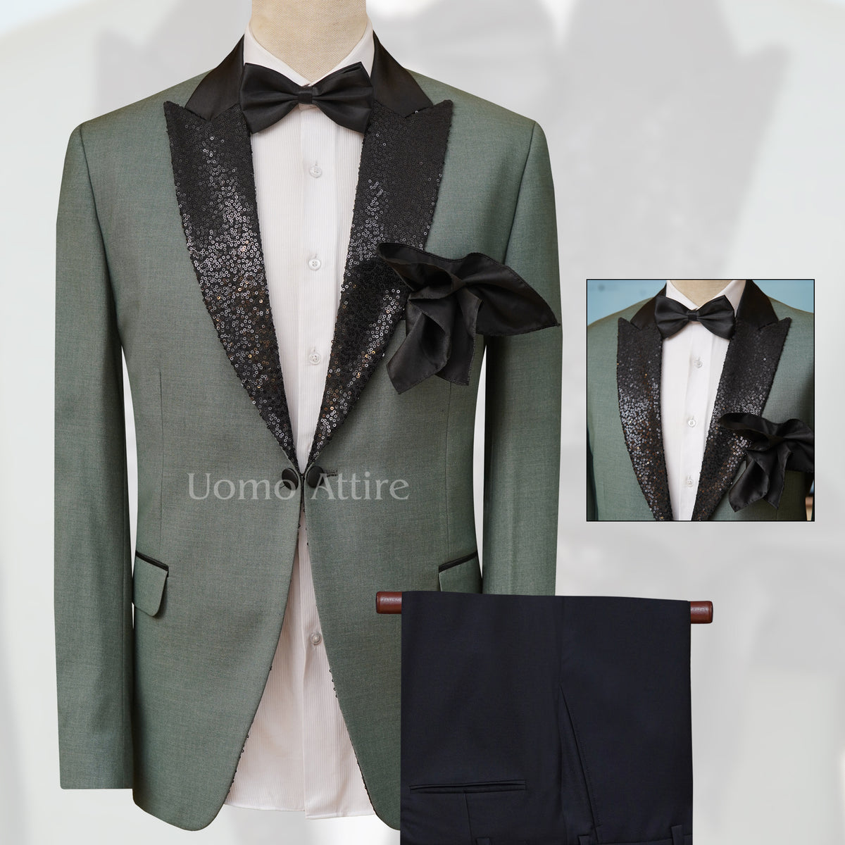 Custom made tuxedo 2 piece suit for men – Uomo Attire